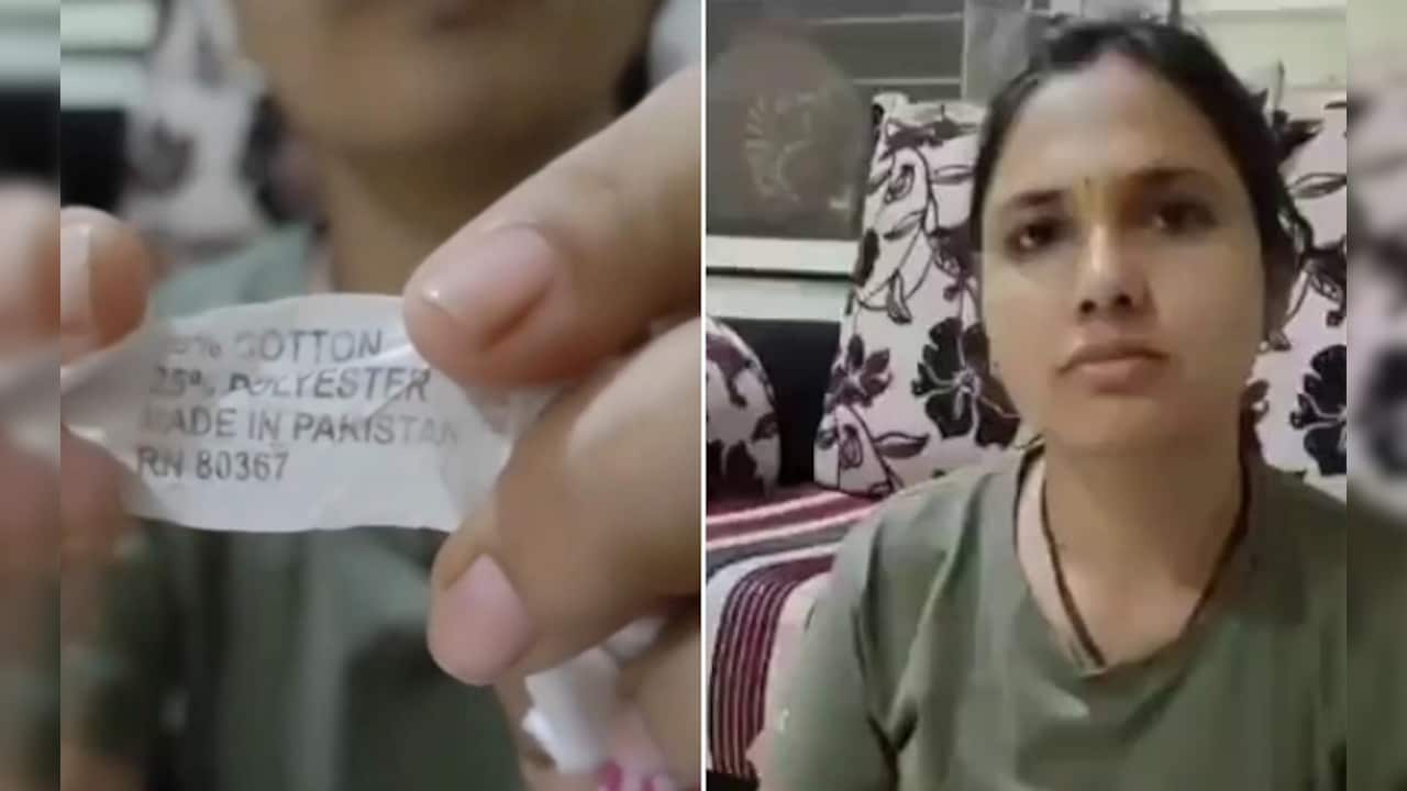 "Made in Pakistan" bedsheet sold at Pune religious fair? Viral video ...