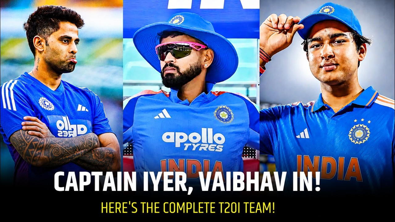 IYER NAMED T20I CAPTAIN! FULL INDIA SQUAD FOR IRELAND, ENGLAND & ASIAN ...
