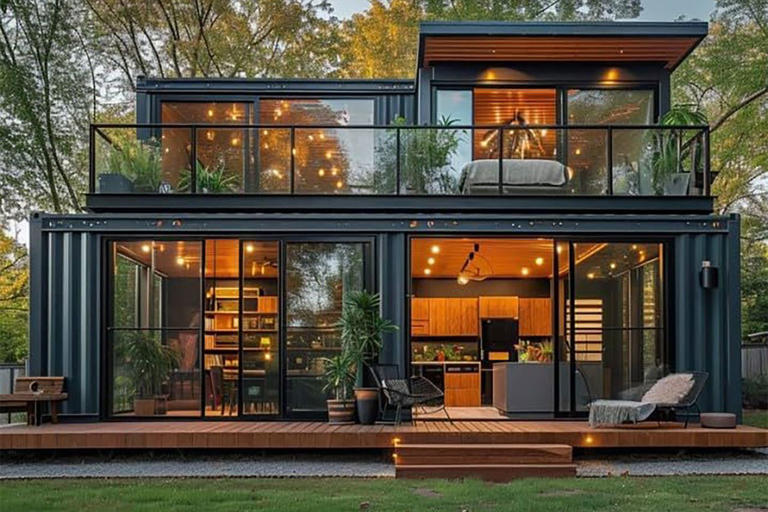 Amazon has a modern, 2-story tiny home-style cafe that doubles as a ...