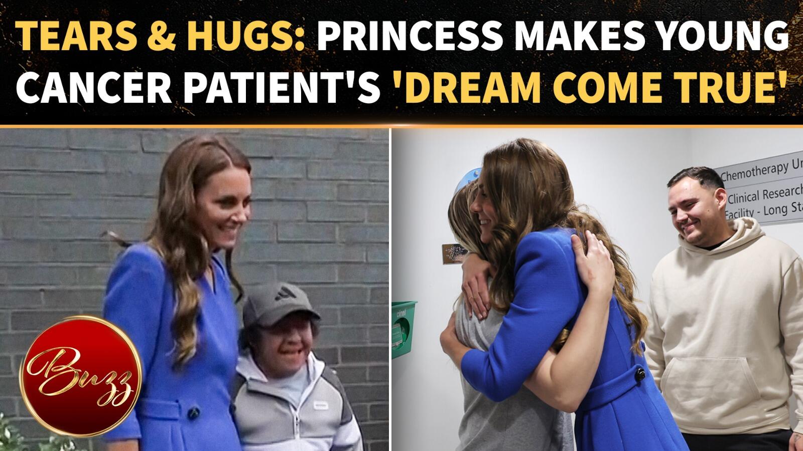 Tears stream as Princess Kate's emotional cancer hospital visit leaves ...