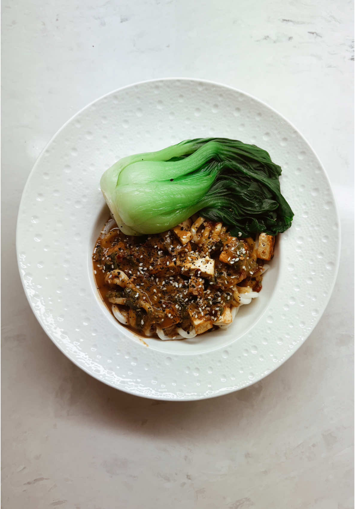 Eat with me over a warm tofu and bok choy udon bowl while I reflect on ...