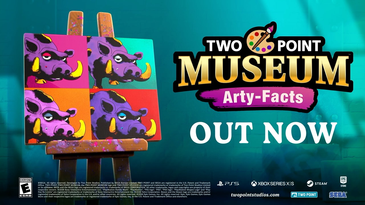 Two Point Museum Arty-Facts official launch trailer