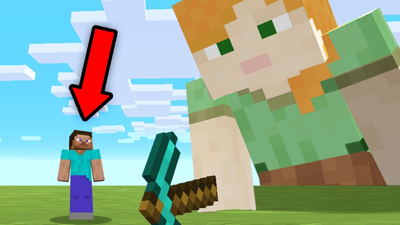 I fooled my friend by making him tiny in Minecraft