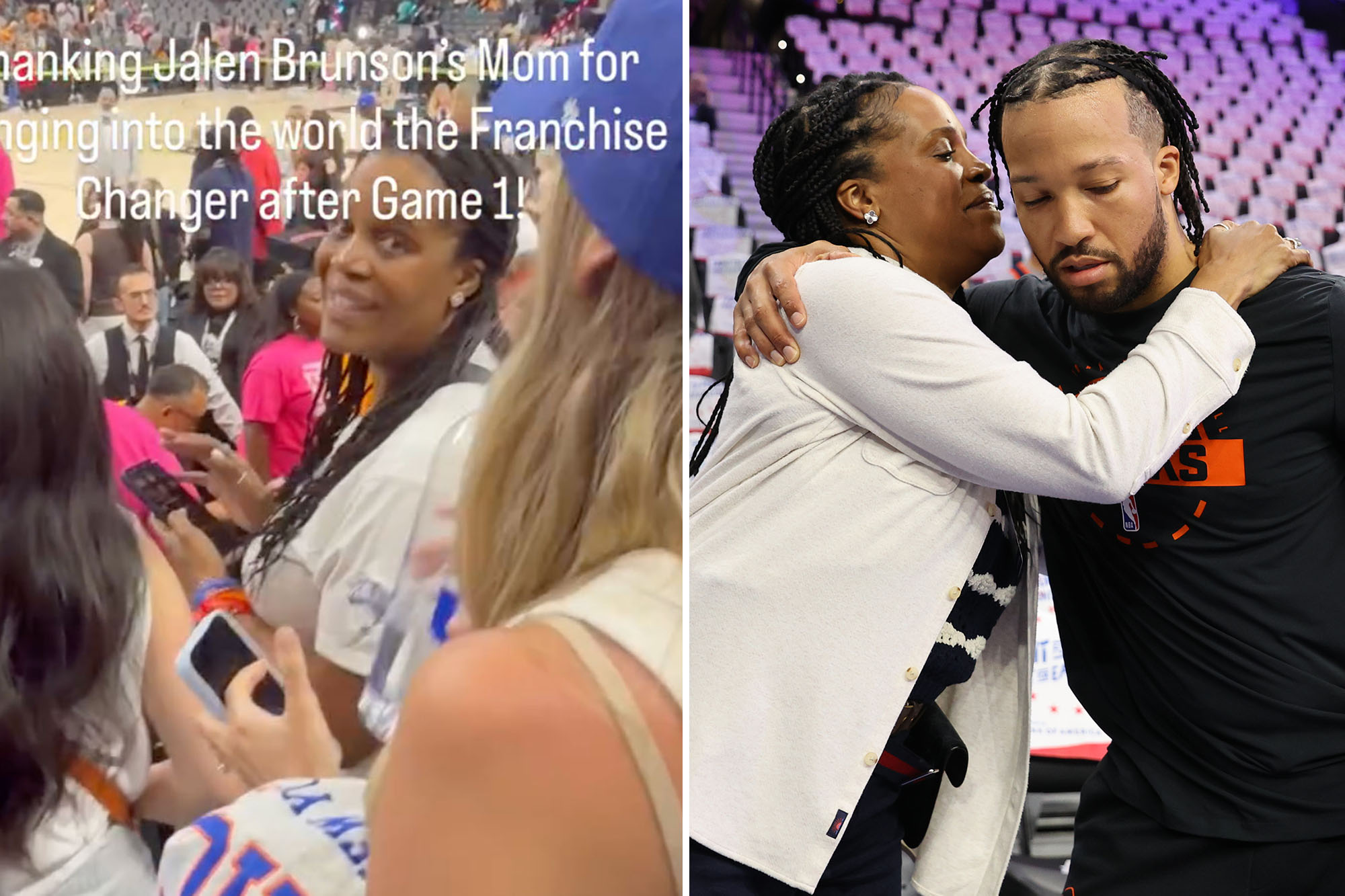 Man goes viral for thanking Jalen Brunson’s mom in stands of NBA Finals ...