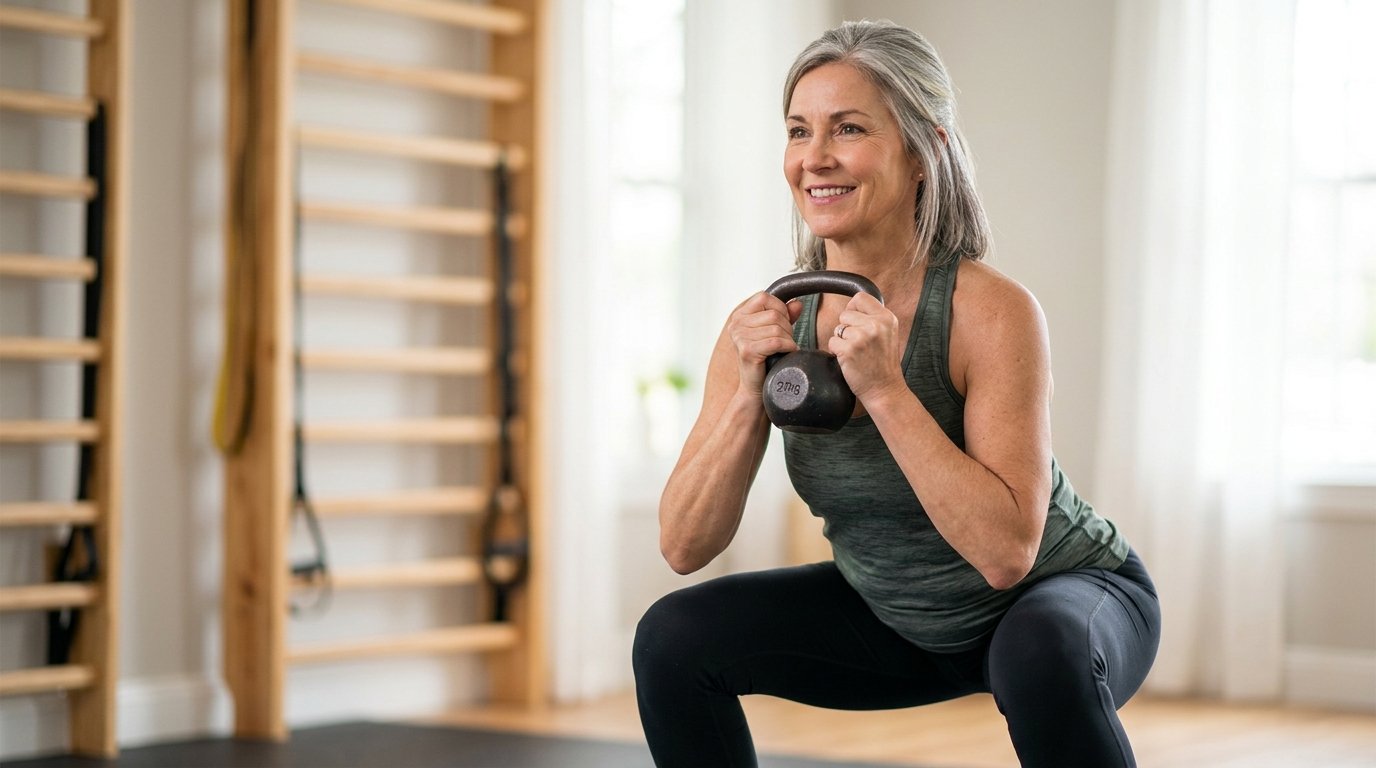 Squat modifications to protect your joints and build power after 50