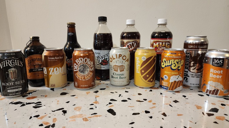 A blind taste test to determine the best root beer