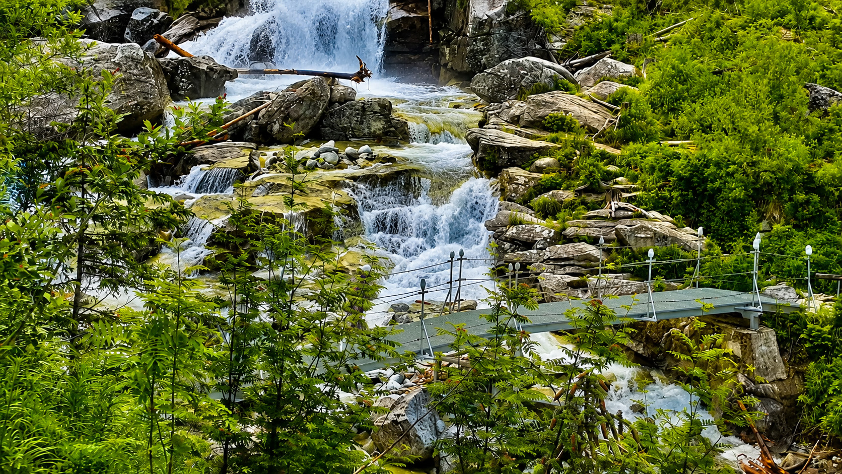 Cascading waterfalls hidden deep in Slovakia’s High Tatras