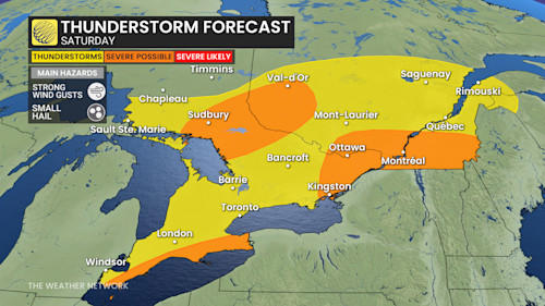 Thunderstorm risk resurfaces in Ontario ahead of looming heat, humidity