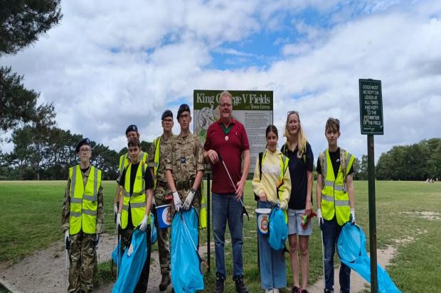 Cadets raise funds for adventure trip with litter pick