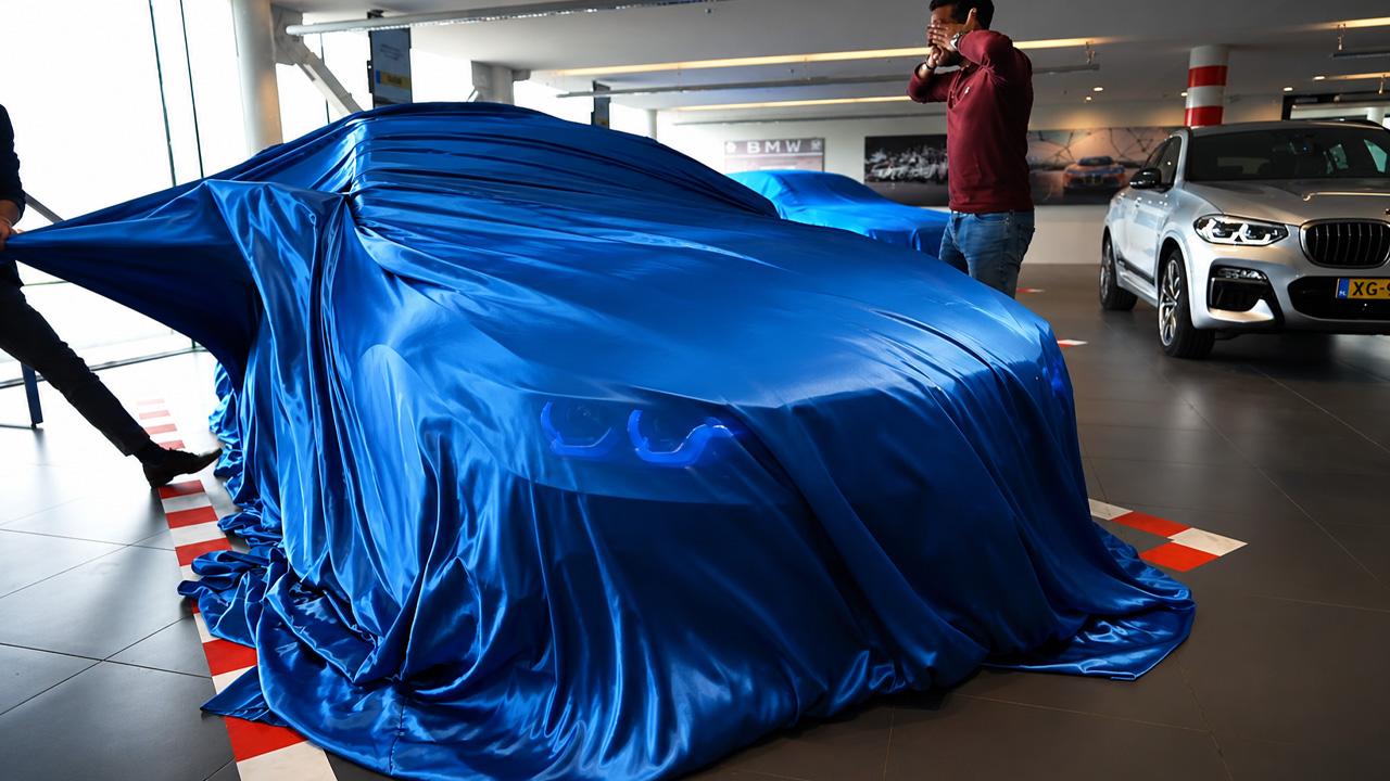 Unveiling a secret custom factory specification track inspired coupe