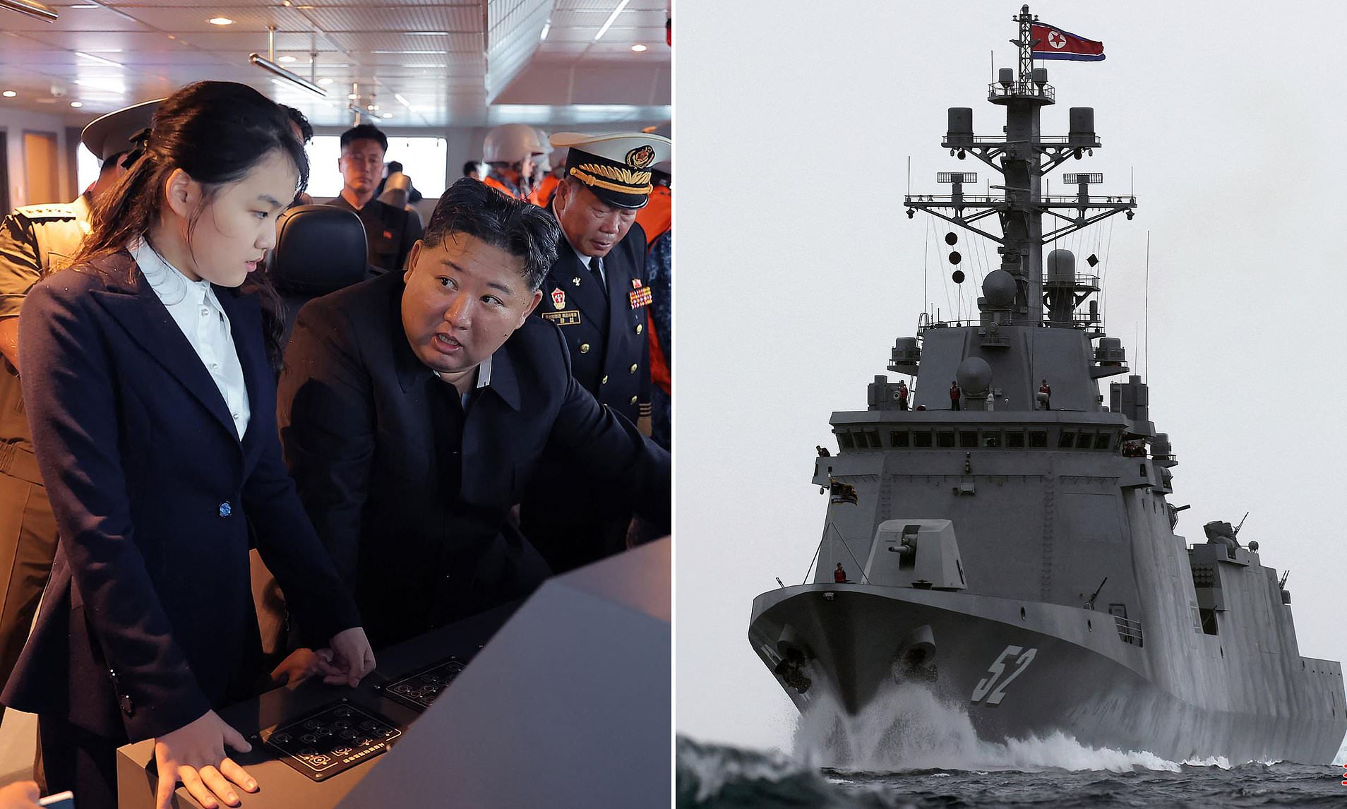Kim Jong Un vows to build nuclear-armed navy as he tours warship with ...