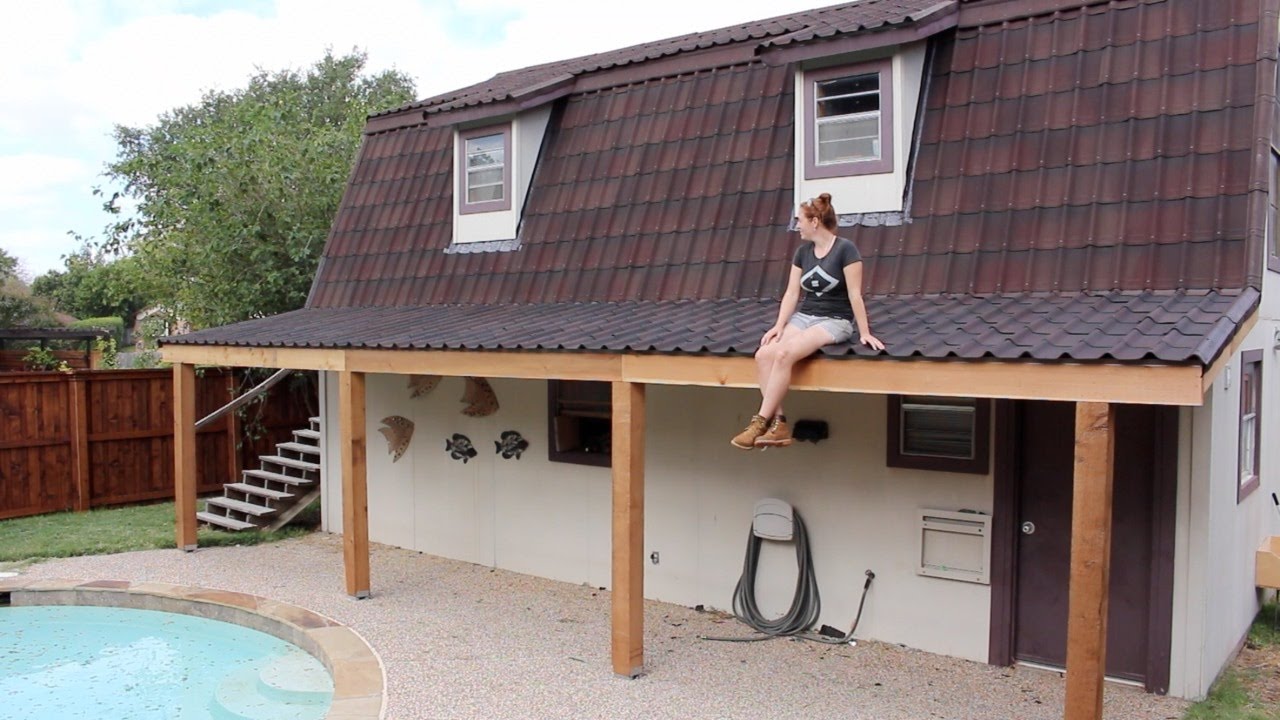 Build your own covered patio with a DIY porch plan