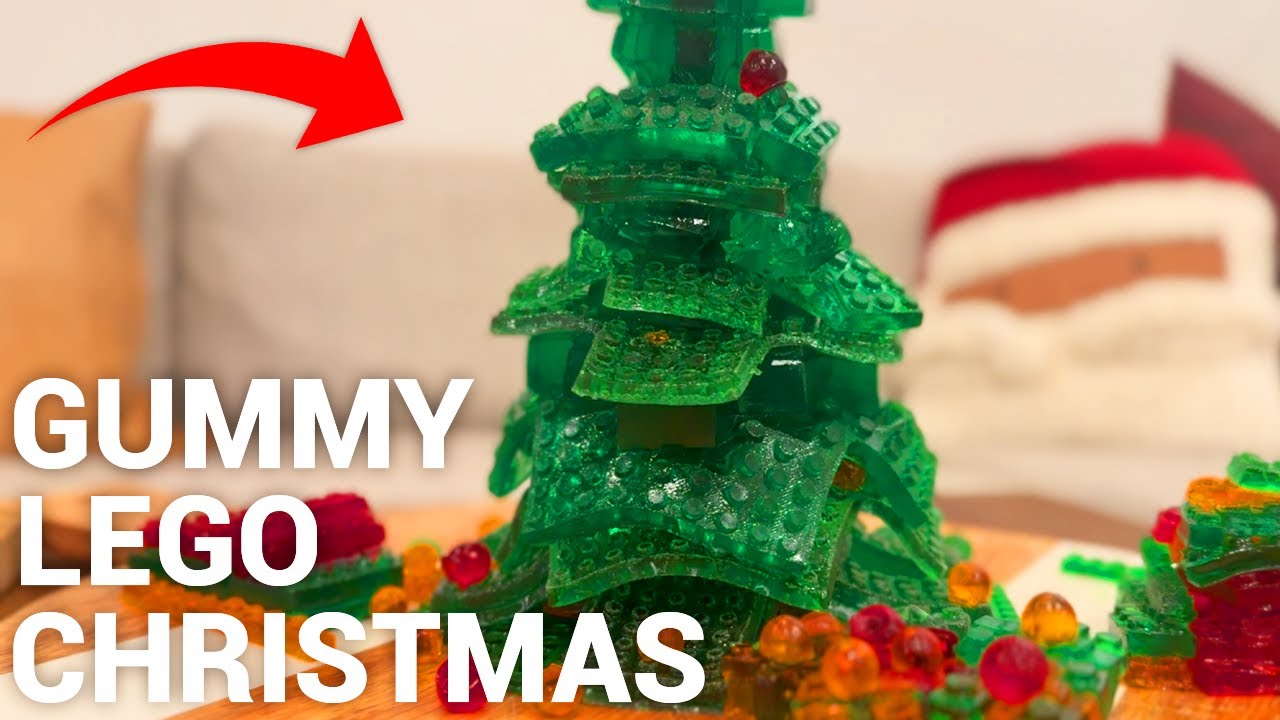 How to make a Christmas Lego gummy candy