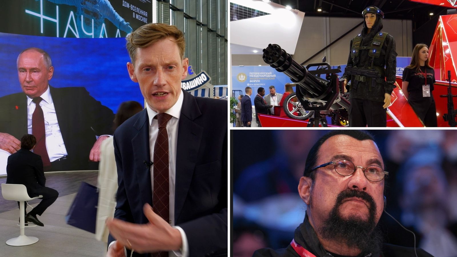 Behind the scenes at 'Russia's Davos': From drones to Steven Seagal