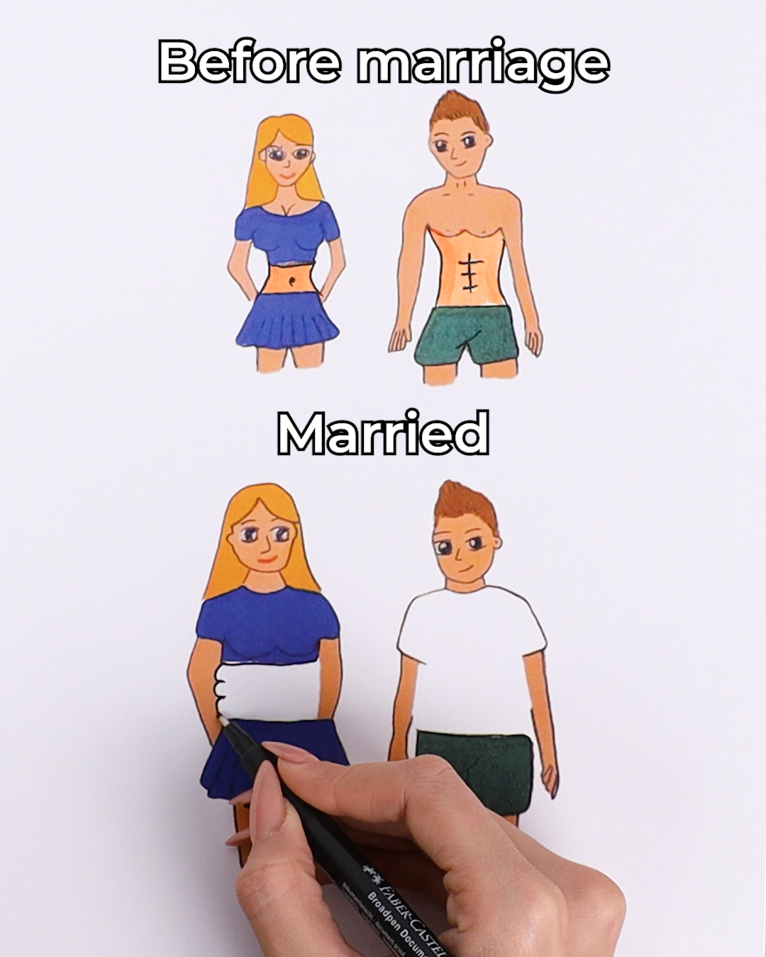 Before vs after marriage be like
