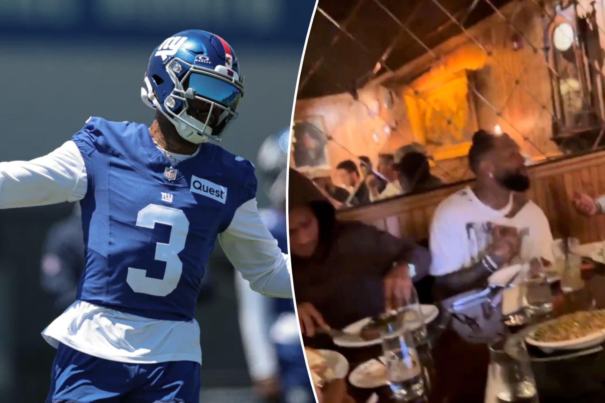 Odell Beckham Jr. wastes no time back in New York, takes entire ...