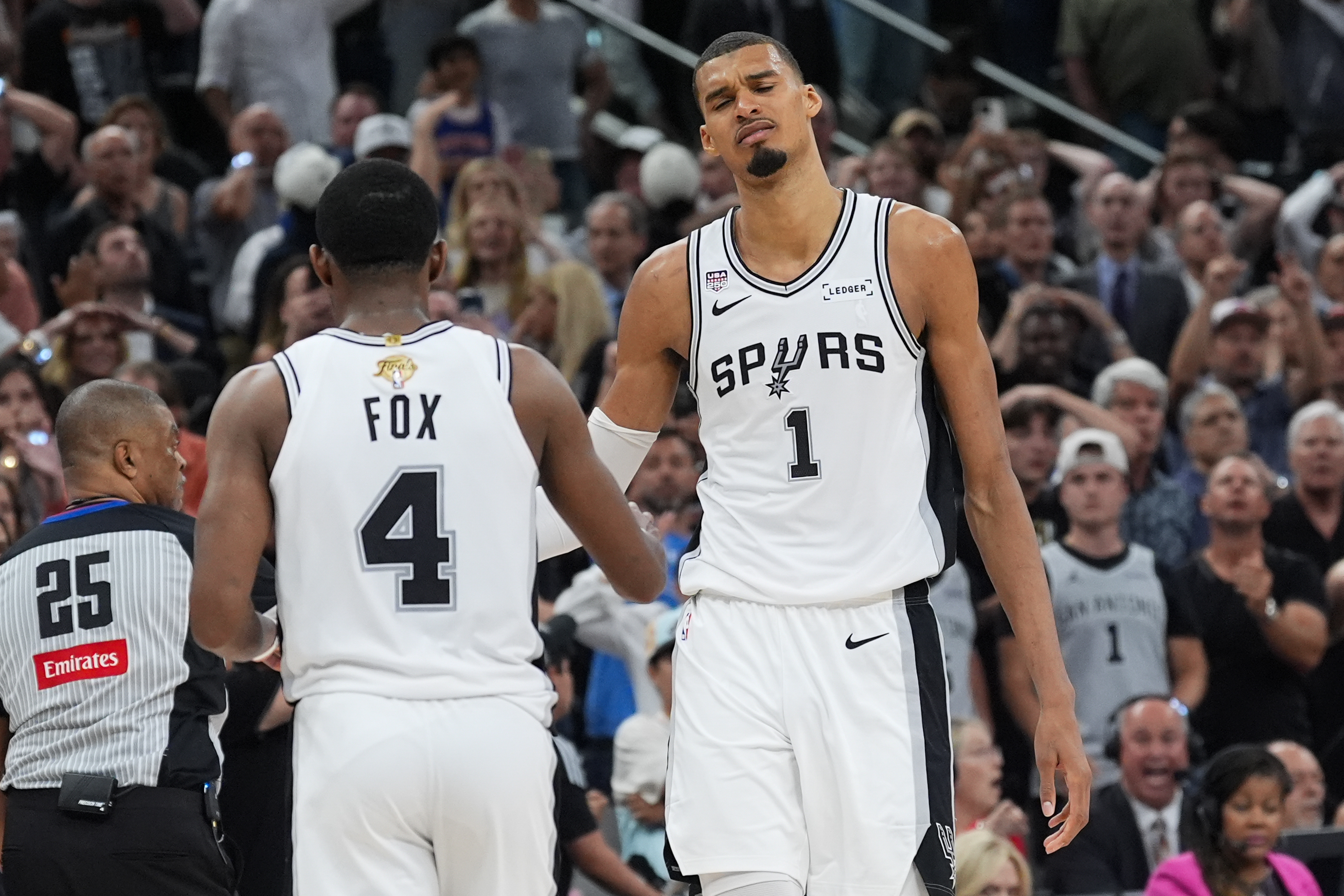 A comeback to savor, a finish to forget. Wemby and the Spurs let Game 2 ...