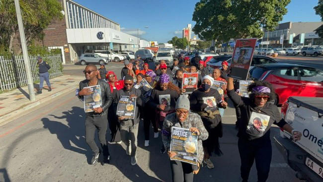 Community marches for justice in Entle Manzi murder case, demanding ...