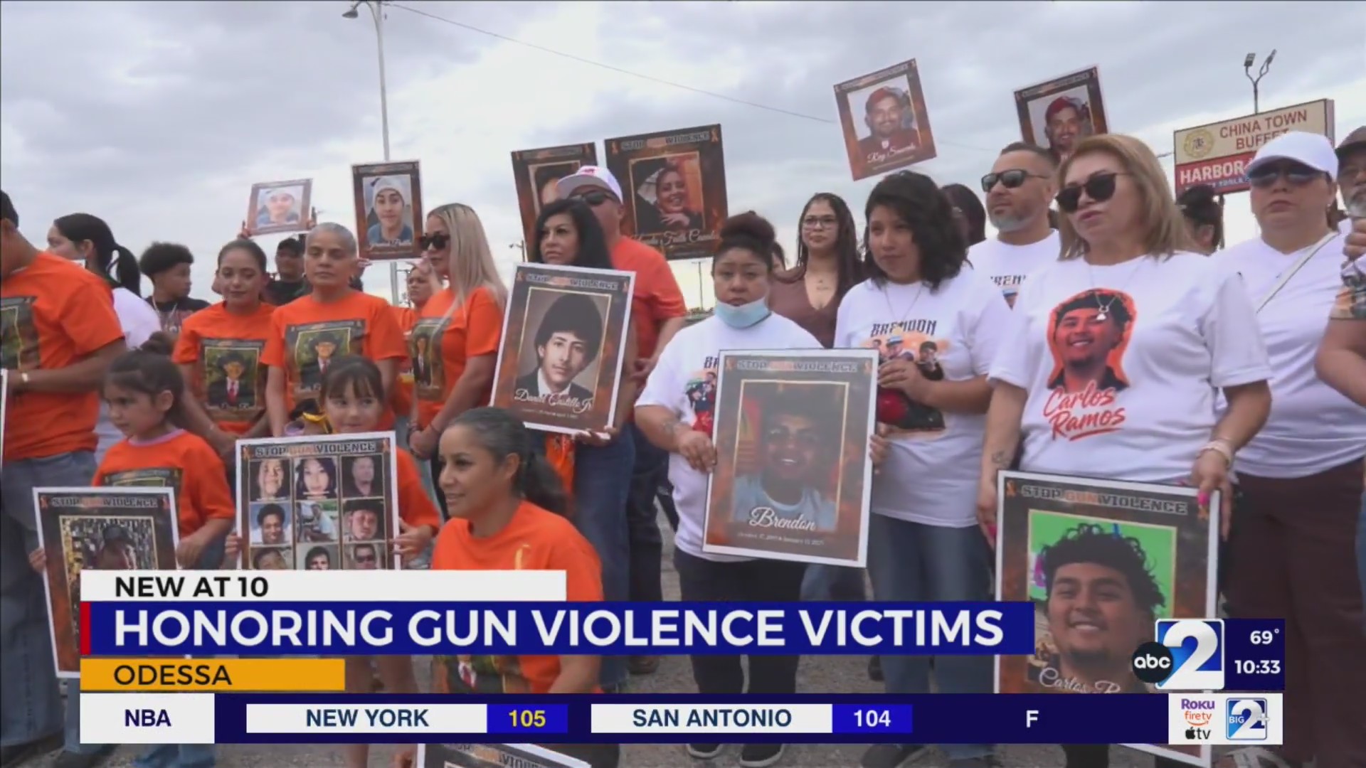 Odessa unites for gun violence awareness billboard event