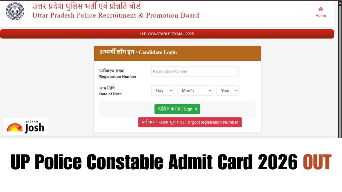 UP Police constable admit card 2026 out: Download the admit card at ...