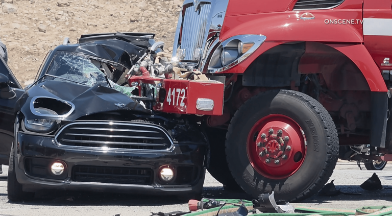 10-year-old boy killed in crash involving CAL FIRE truck
