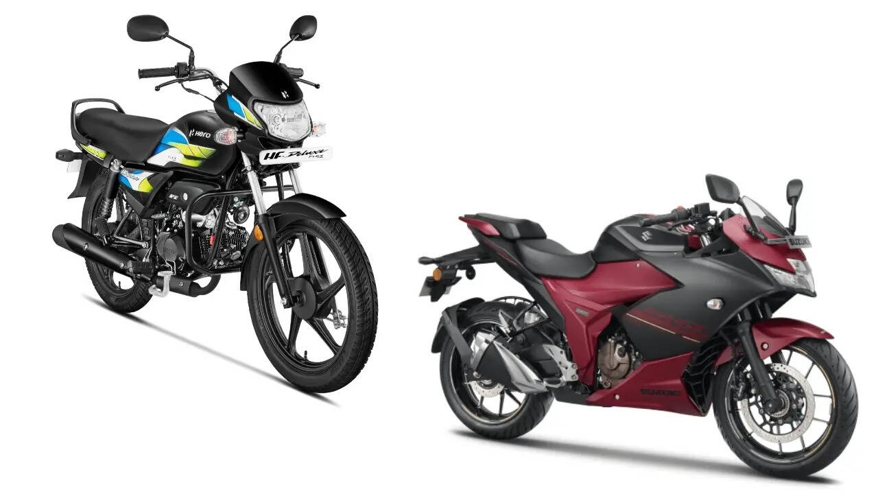 Hero HF Deluxe flex fuel vs Suzuki Gixxer SF 250 FFV: Key details compared