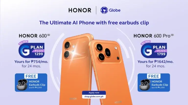 HONOR 600 series now available with Globe plans