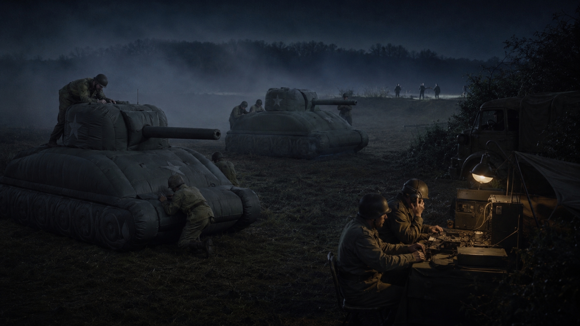 How inflatable tanks and fake radios helped save real lives in World War II