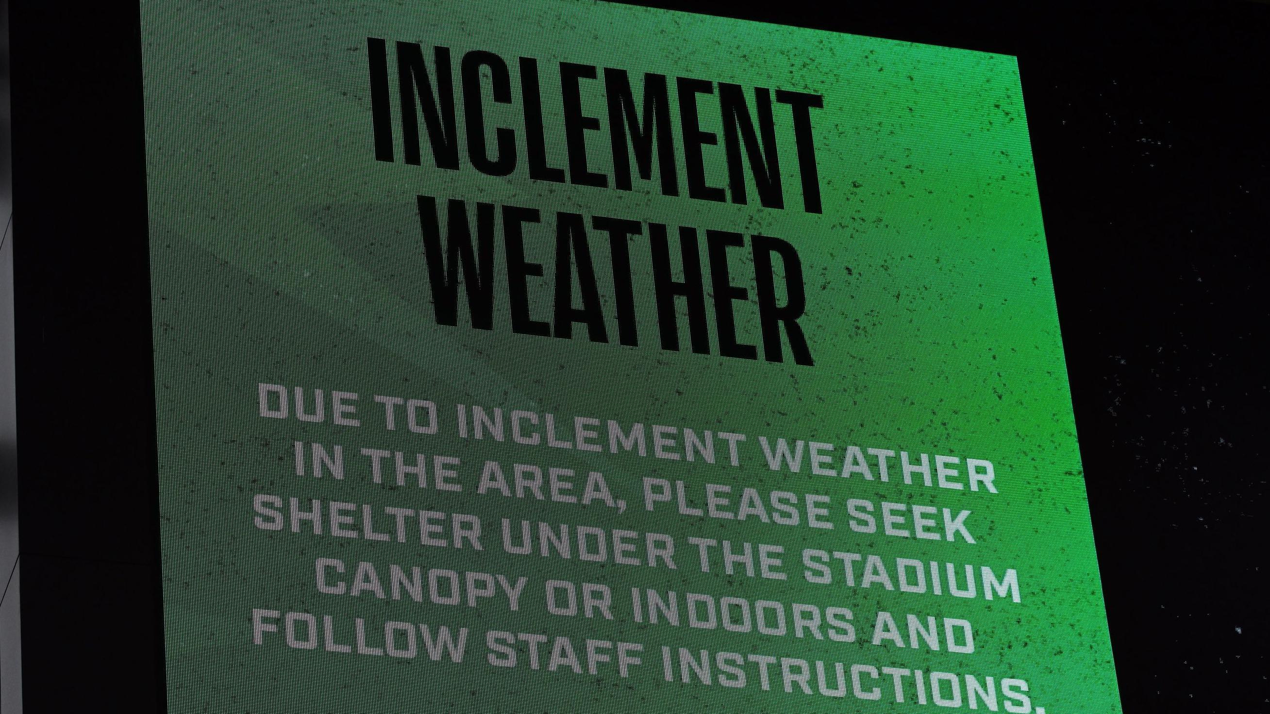 Lightning halts pre-World Cup friendly in Texas