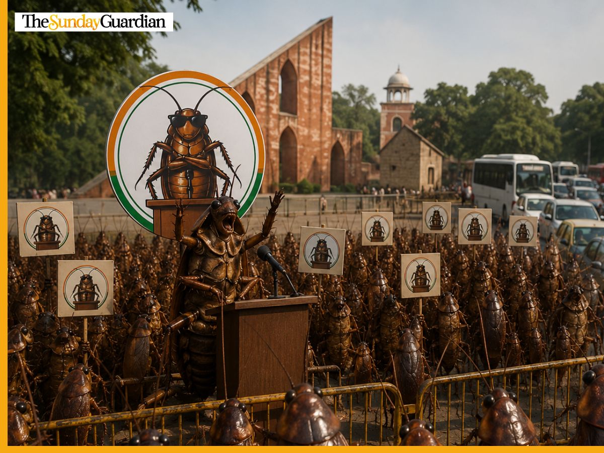 Cockroach Janata Party protest at Jantar Mantar: Routes to avoid and ...