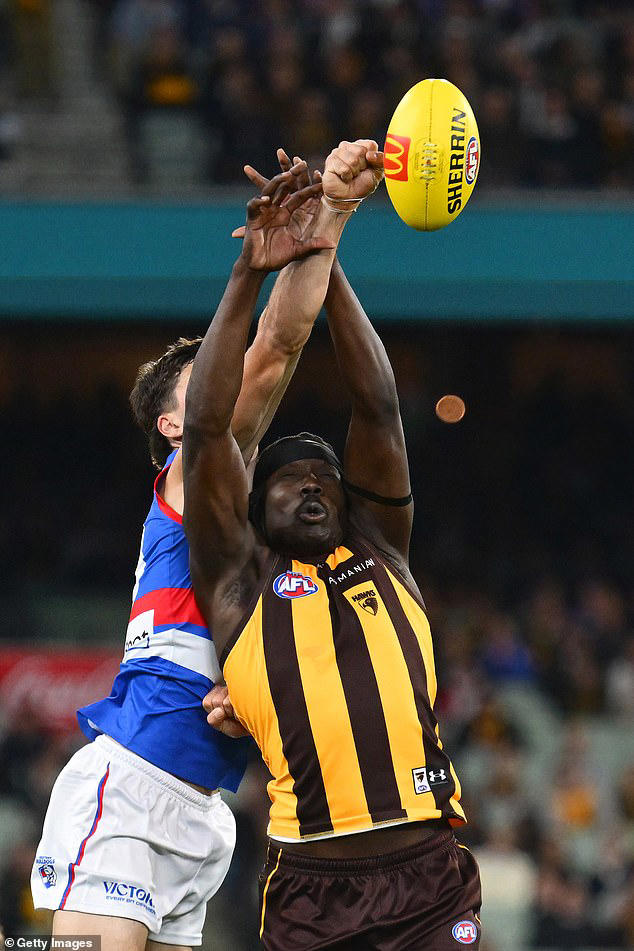 Hawthorn star Mabior Chol was the target of shocking racist abuse after ...