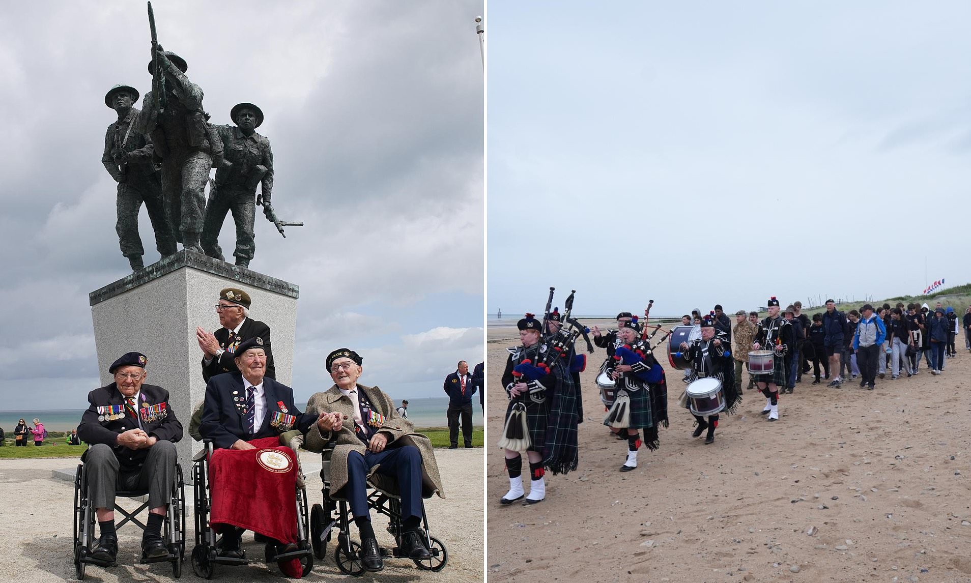 D-Day veterans gather for 82nd anniversary of Normandy landings amid ...