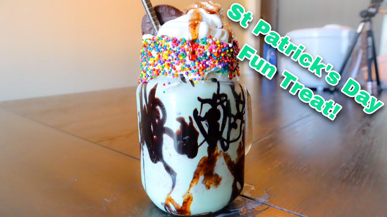 Dollar Tree over the top milkshake | St Patrick’s Day | Dollar Tree dinners