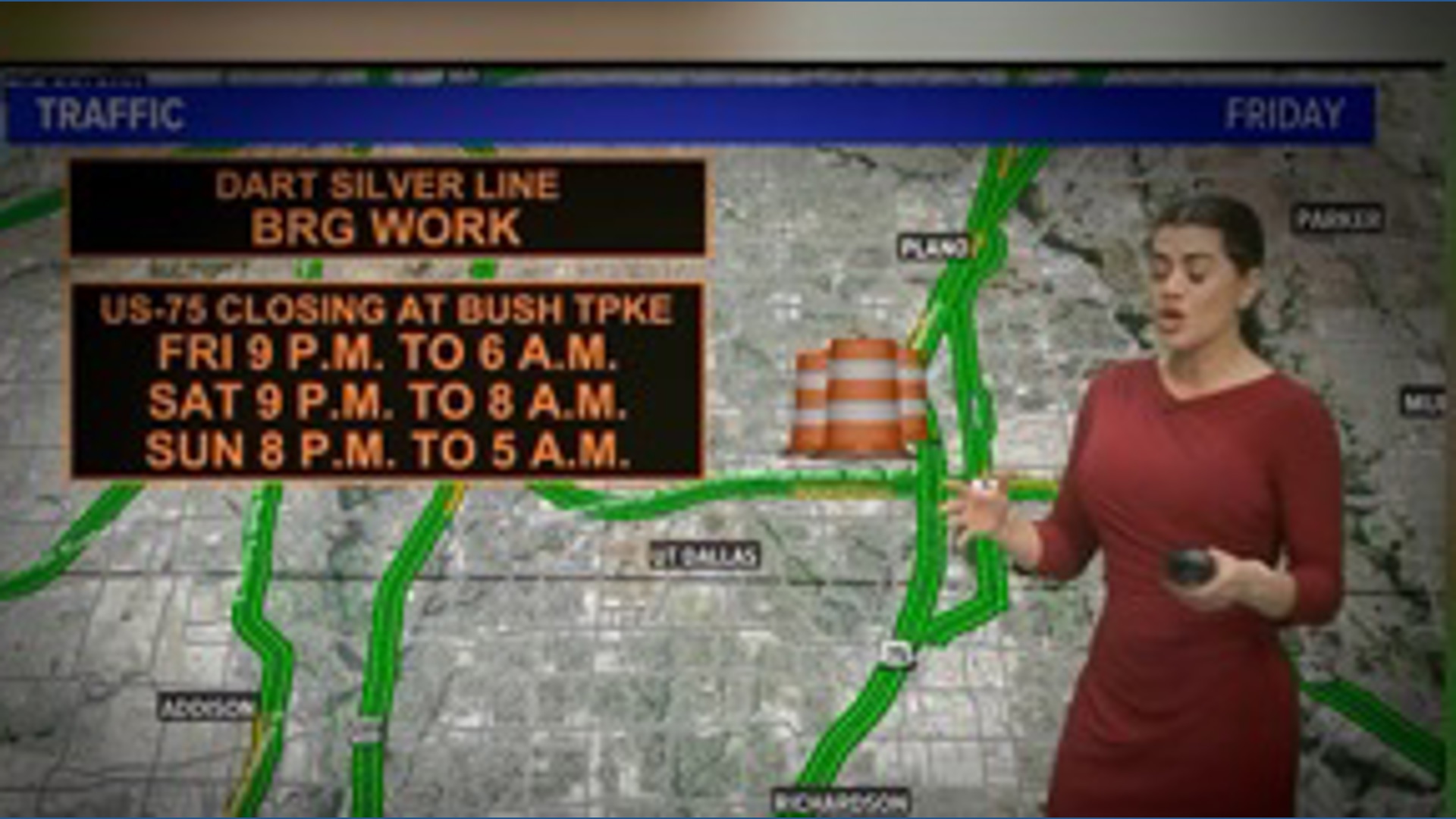DART Silver Line work will shut down US Highway 75