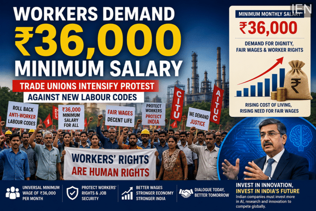 Minimum wage to rise to ₹36,000? Trade unions intensify demand as ...