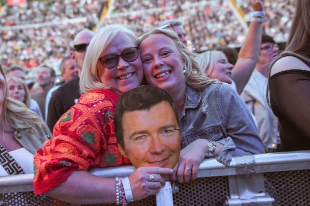 Thousands watch Rick Astley open record Scarborough Open Air Theatre season