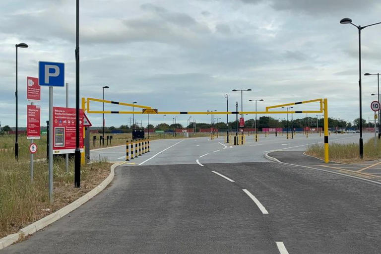 The huge Essex car park outside train station that hardly anybody uses