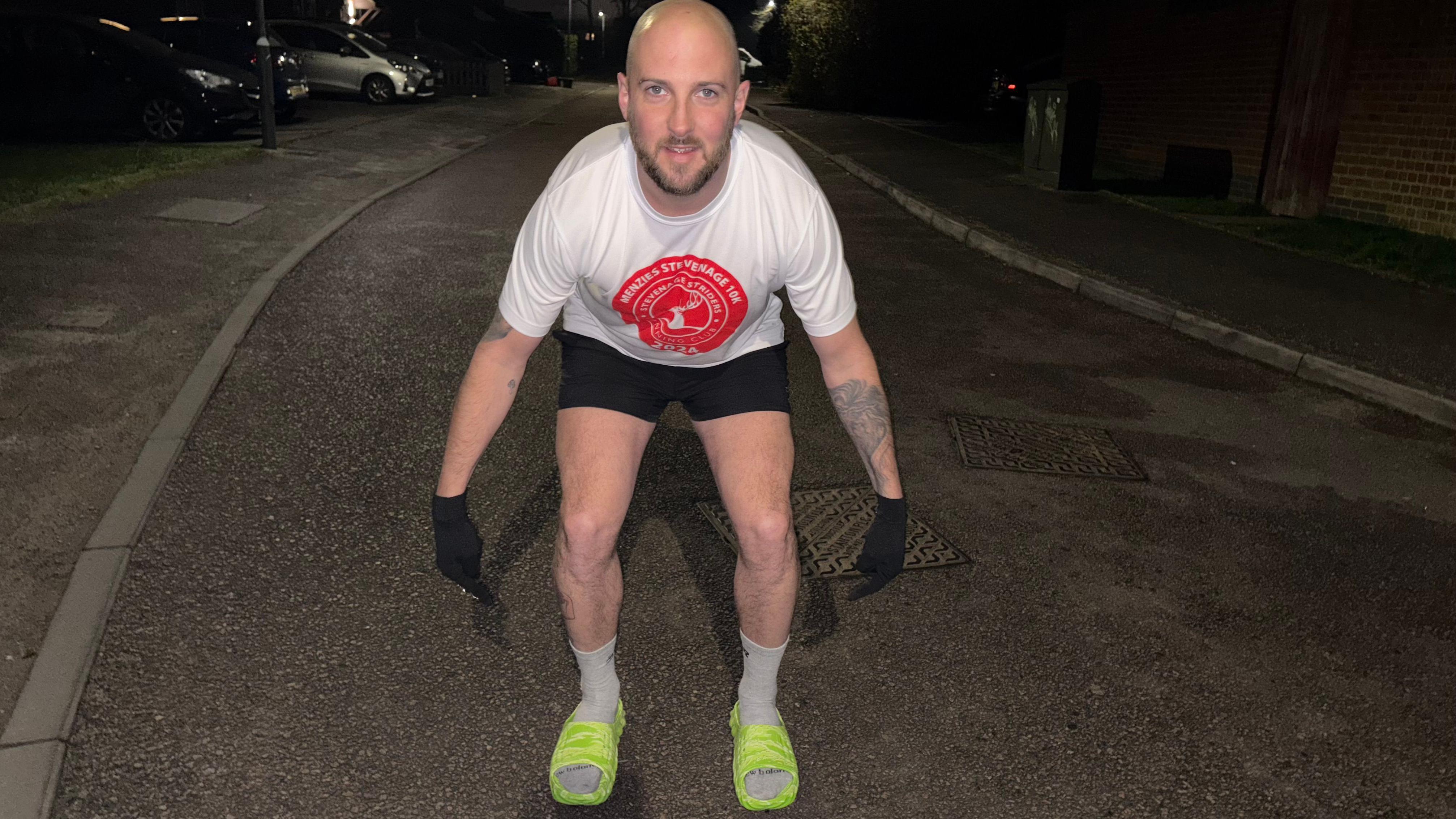 Man tackling 'wheelie' hard half-marathon event