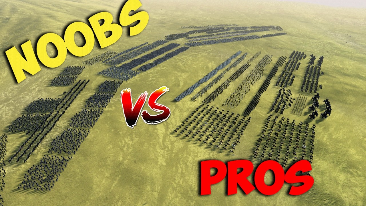 2 pros vs 4 noobs in an epic battle