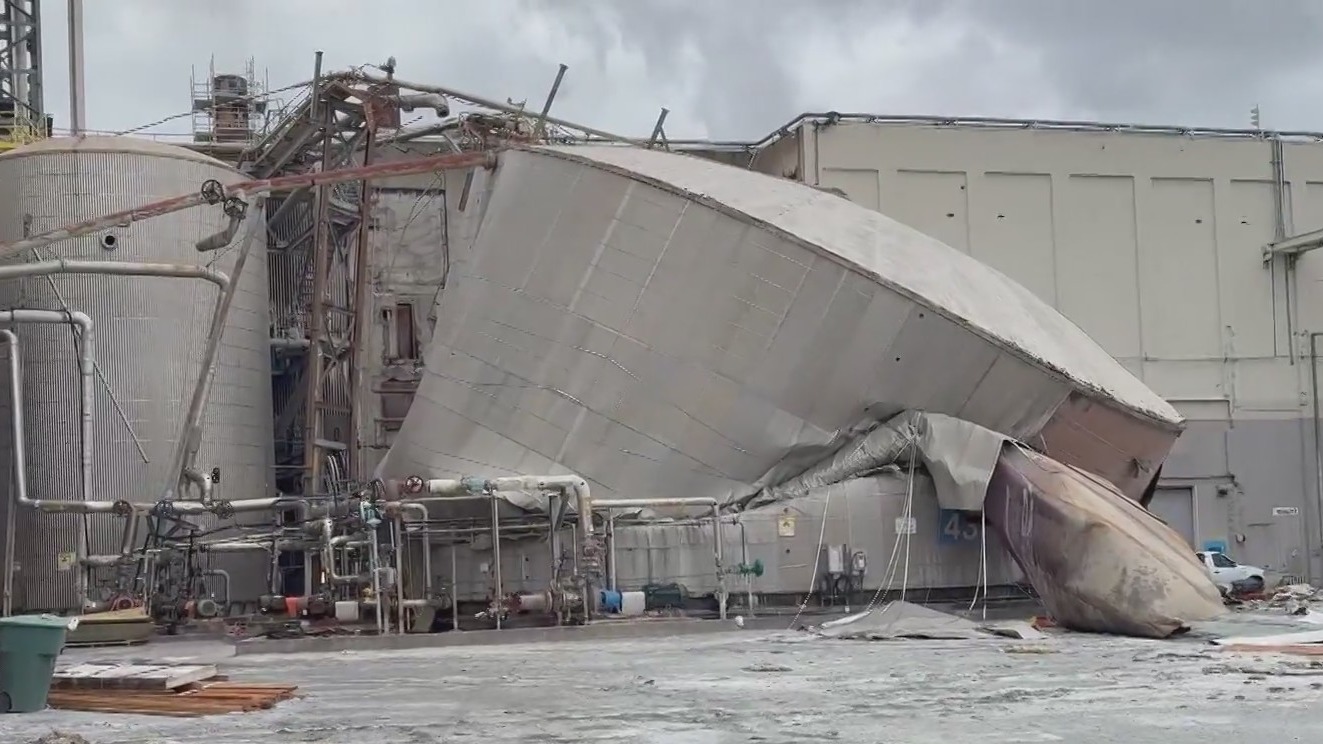 Video reveals new look at the damage from Nippon chemical tank rupture ...