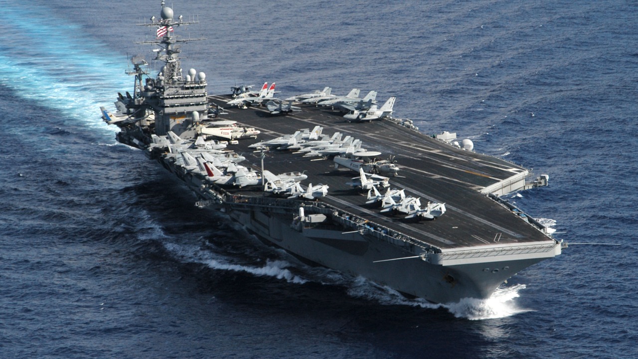 The carrier USS Theodore Roosevelt is about to deploy alongside an ...