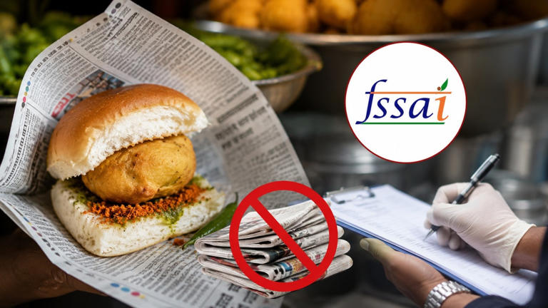FSSAI cracks down on newspaper food packaging after Mumbai vada pav ...