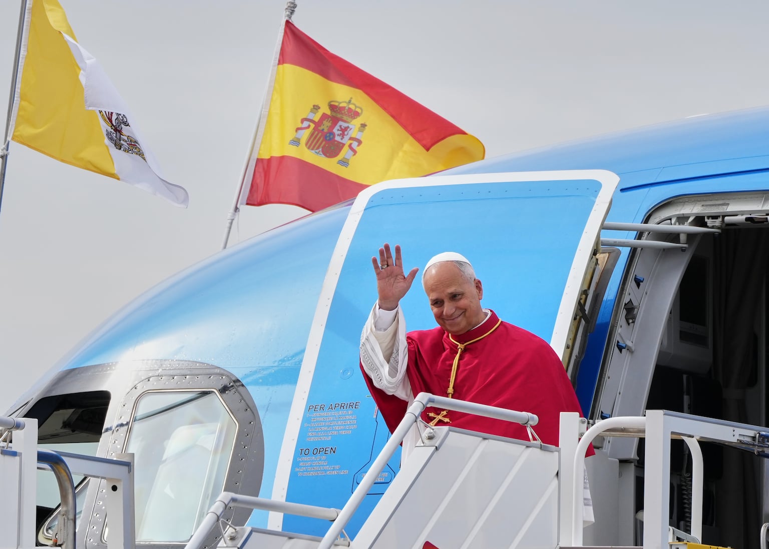 Pope acknowledges stiff competition with Bad Bunny this weekend in Spain