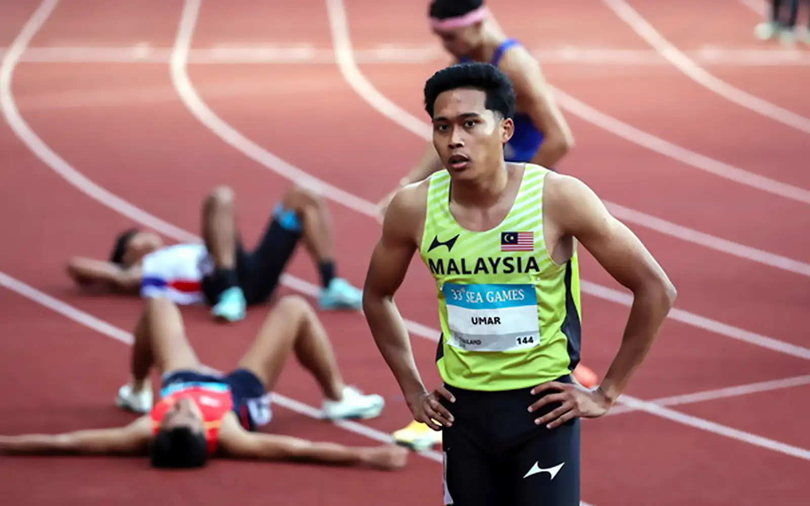 Umar Osman cracks 46s mark to set new 400m record