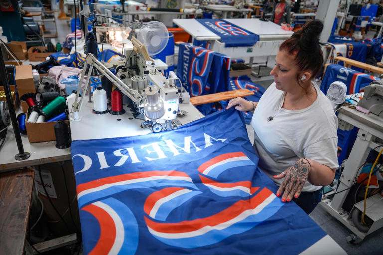 They make American flags. Here's what it means to them
