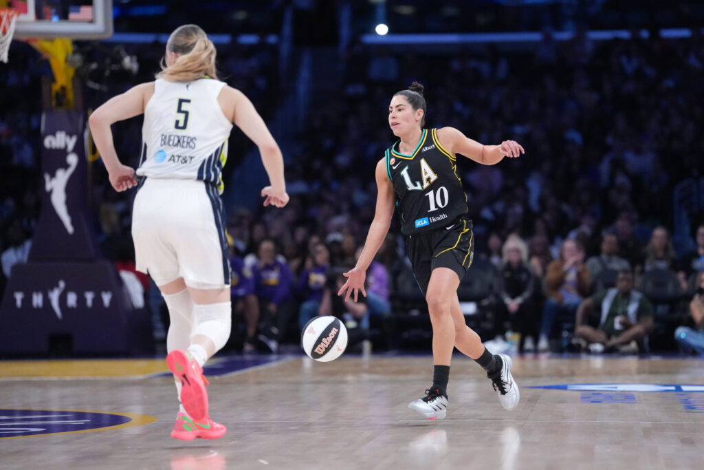 Kelsey Plum makes hilarious admission after weathering a tough battle ...