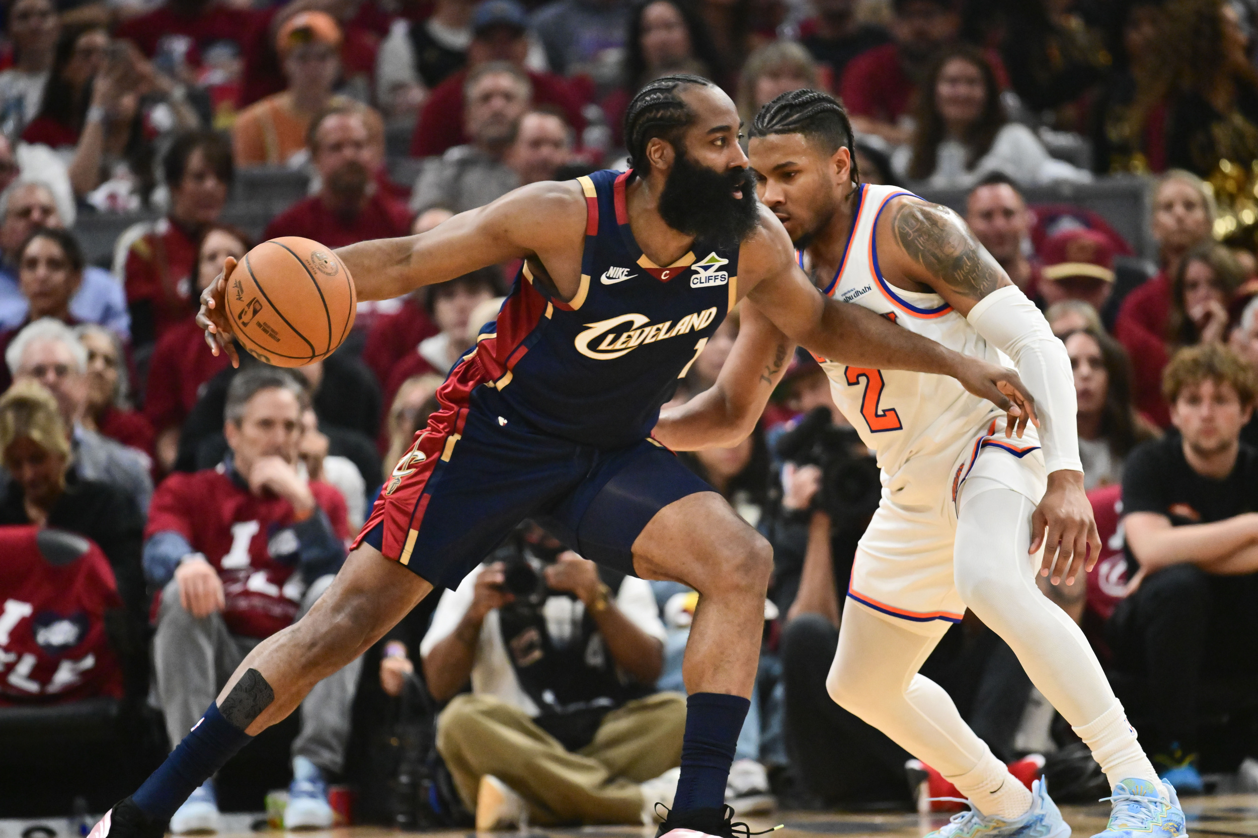 Cavs have reason to sweat James Harden’s future, analyst says