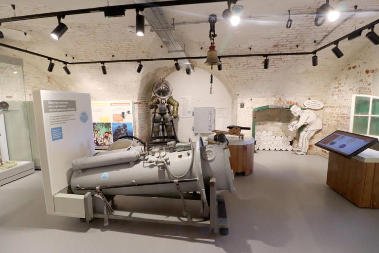 The museum is very, very different delight as the Gosport Diving Museum ...