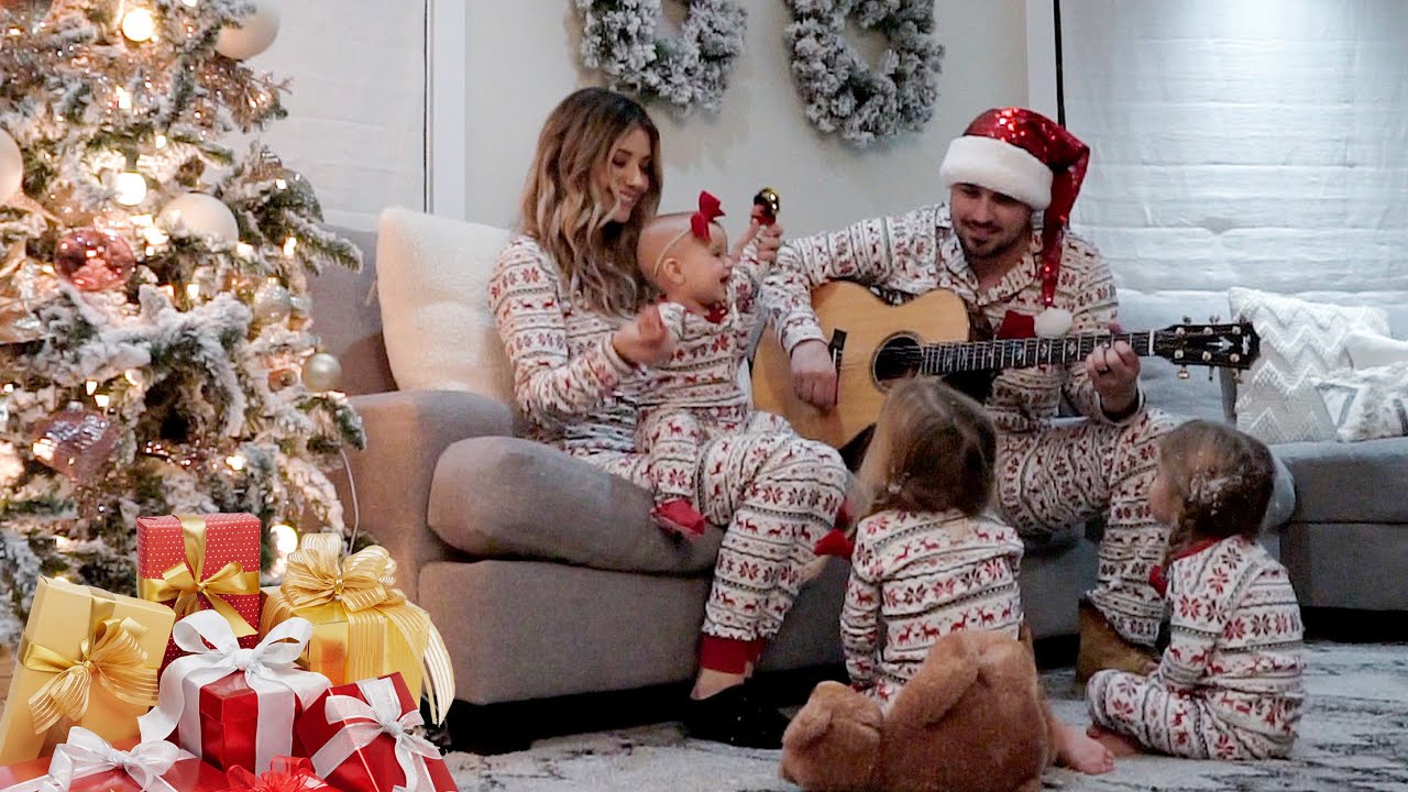 Family shares their official festive holiday introduction video