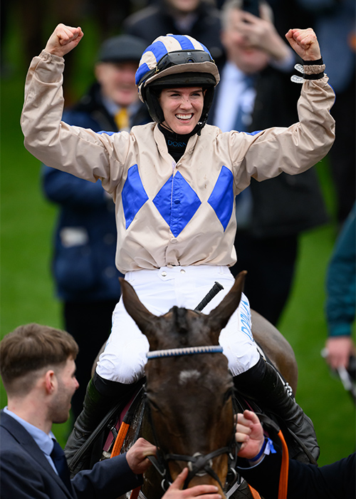 Future jockey? Rachel Blackmore introduces newborn son to champion ...